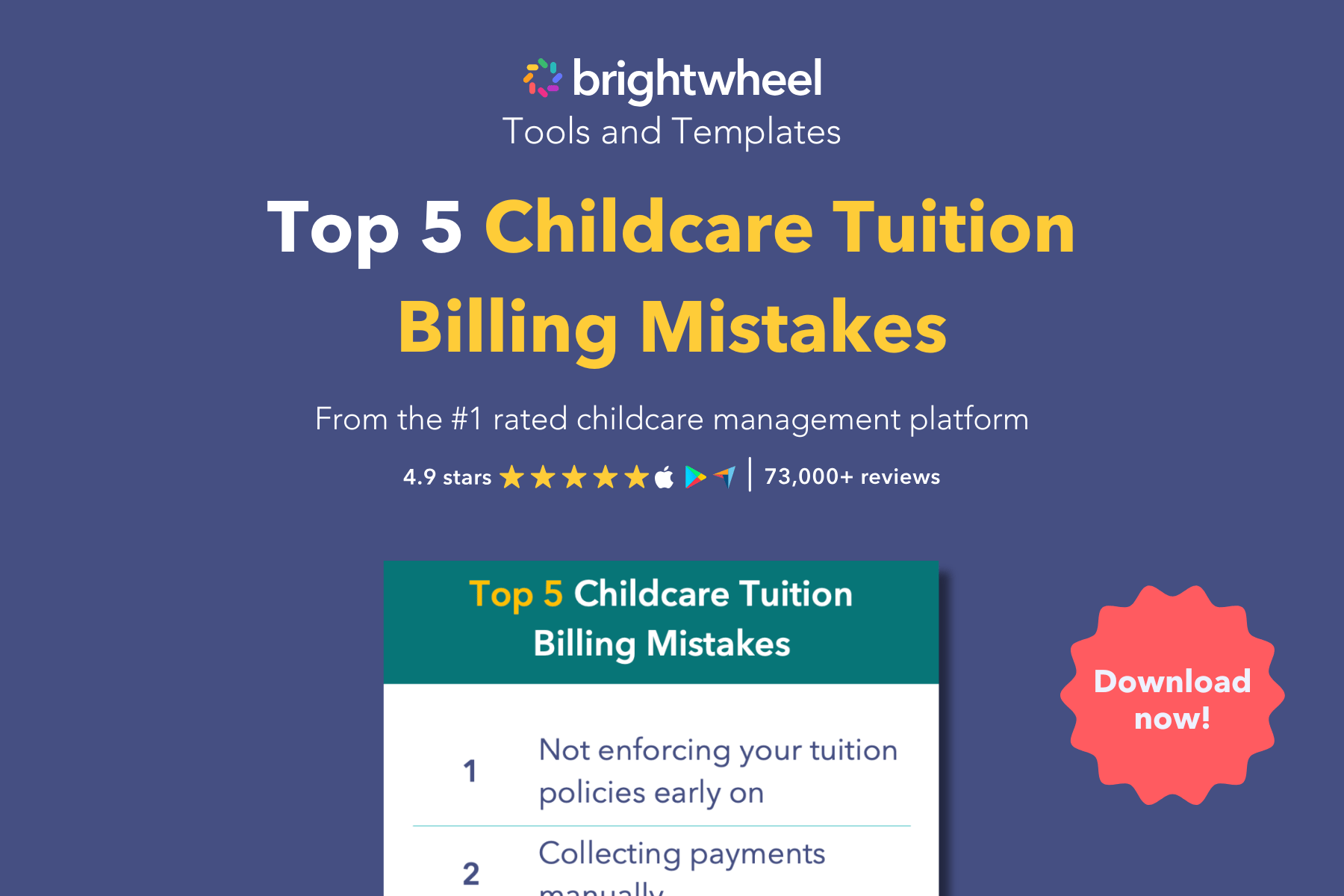 Checklist | Top 5 Childcare Tuition Billing Mistakes